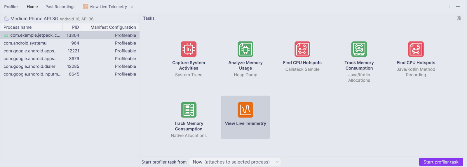 Cómo perfilar el rendimiento de una aplicación con Android Studio