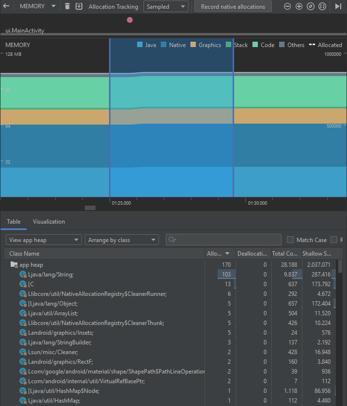 Cómo perfilar el rendimiento de una aplicación con Android Studio