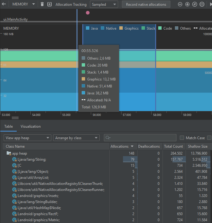 Cómo perfilar el rendimiento de una aplicación con Android Studio